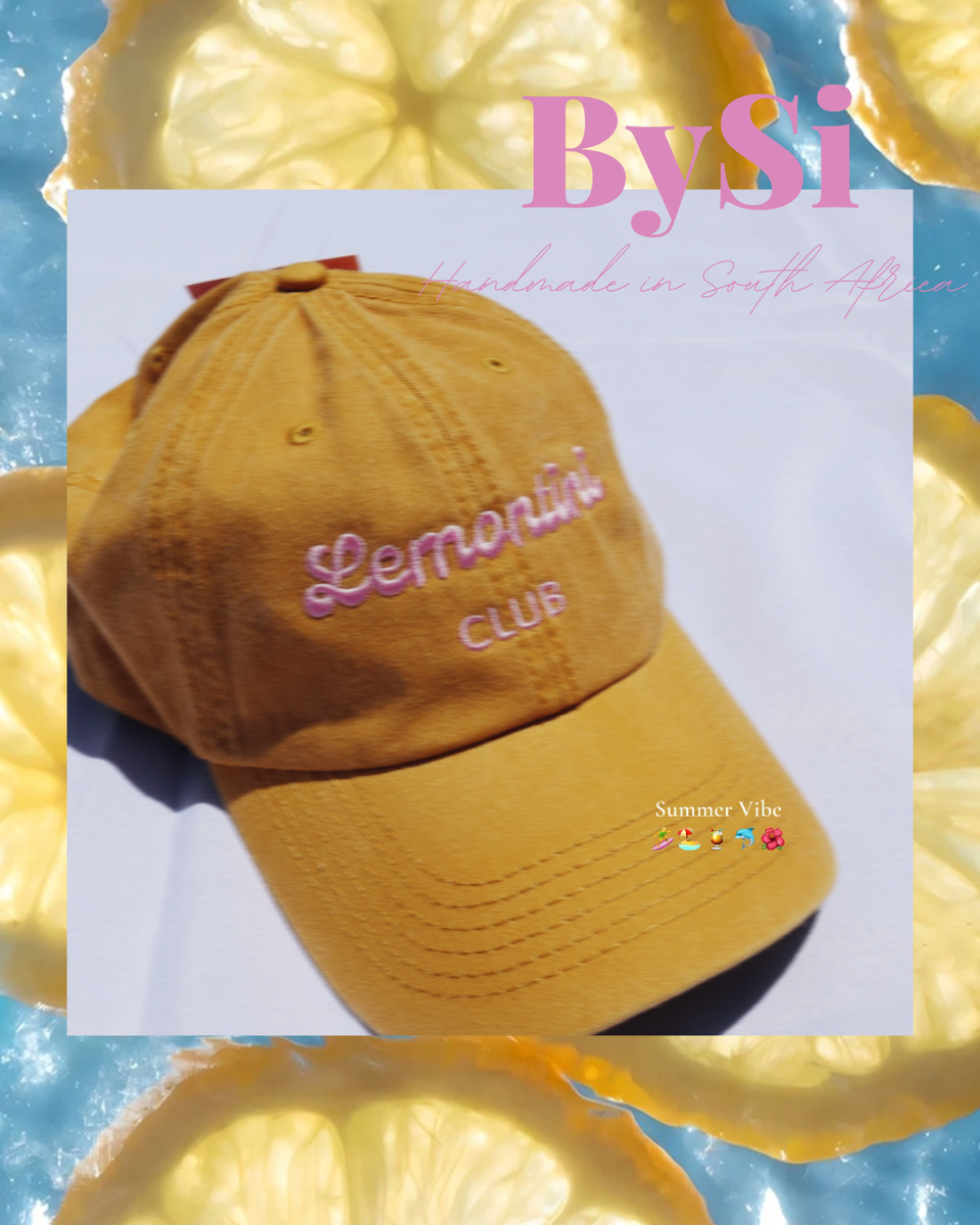 BySi Cap | Lemontini Club 🍋 🍸 – BySi Collection