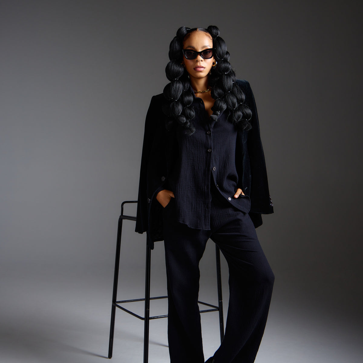 Black Valaria Pants – BySi Collection